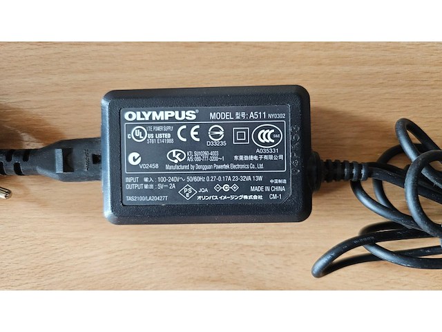 Olympus AC adapter 5V 2A 4.0x1.7mm model A511