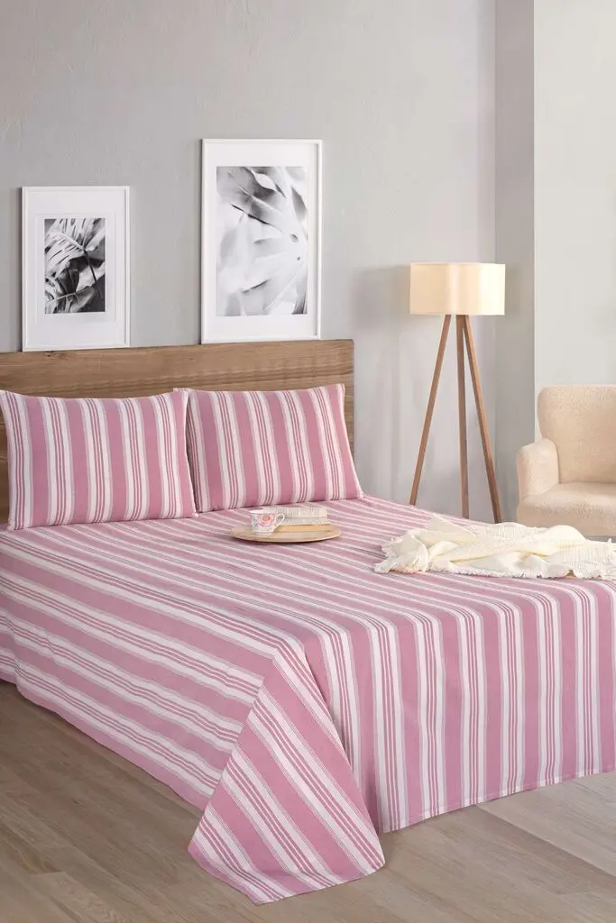 L'essentiel Maison Komplet posteljina Soft Line, 220x240cm, Roze