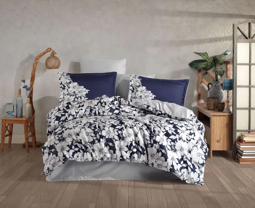 L'essentiel Maison Set posteljine za francuski krevet Satin, 100% pamuk, 200x220cm, 240x260cm, 4 jastučnice