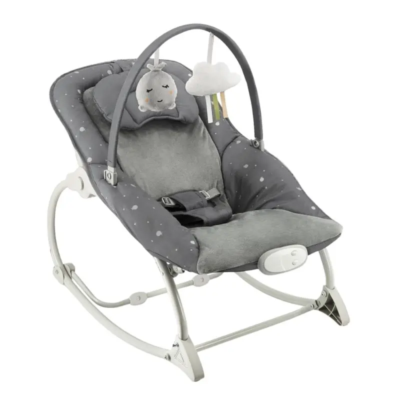 MoMi Lapis ležaljka za bebe Dark Grey