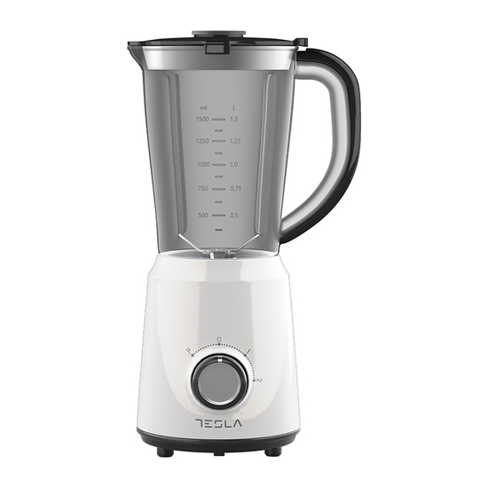 Blender Tesla BL201W, 500 W, 1.5 l, Bela