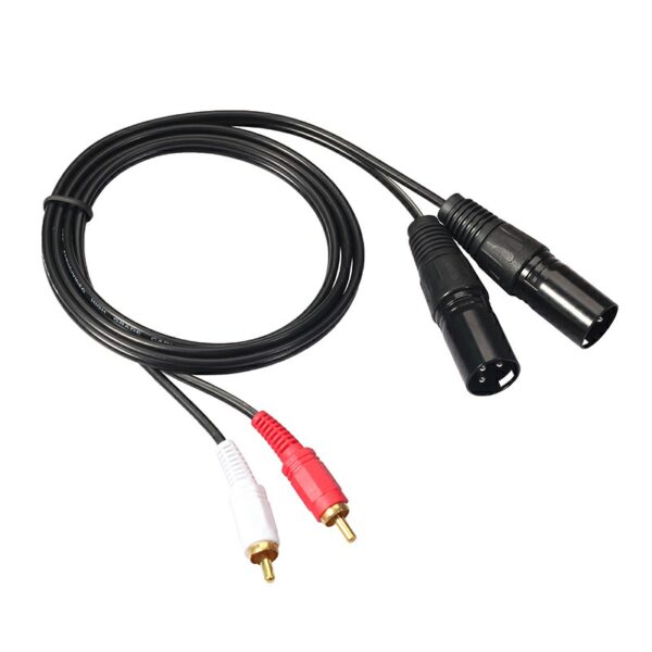 2 x XLR utikaca – 2 x RCA utikaca