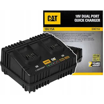 CAT punjač dual 18V DXC152