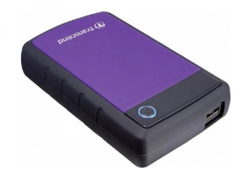 HDD E2.5" Transcend 4TB USB 3.0 TS4TSJ25H3P Anti-shock Black/Purple