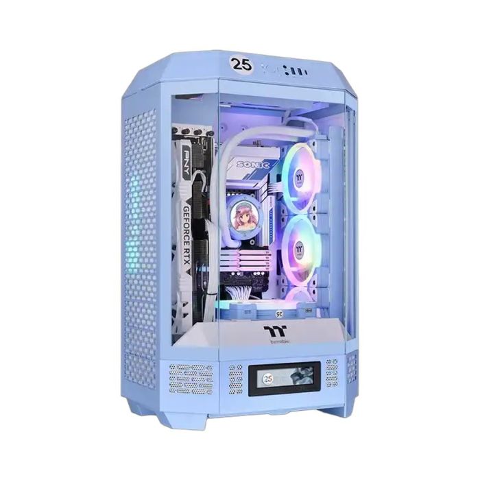 Kućište Thermaltake The Tower 300 (CA-1Y4-00SFWN-00) hydrangea blue