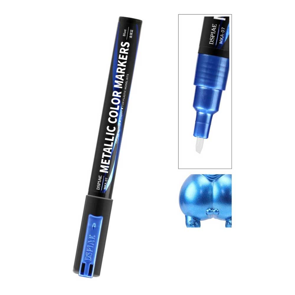 Super Metallic Paint Marker Metallic Blue - MKA-07