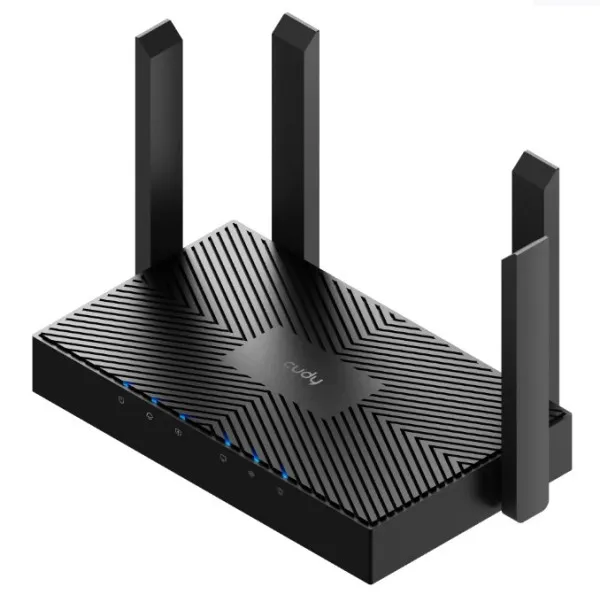 Cudy WR3000 AX3000 Mesh WIFI6 Dual Band 2.4+5Ghz Wi-Fi Ruter 1W/4LAN Gbit,4x5dBi, Wisp/AP/REP