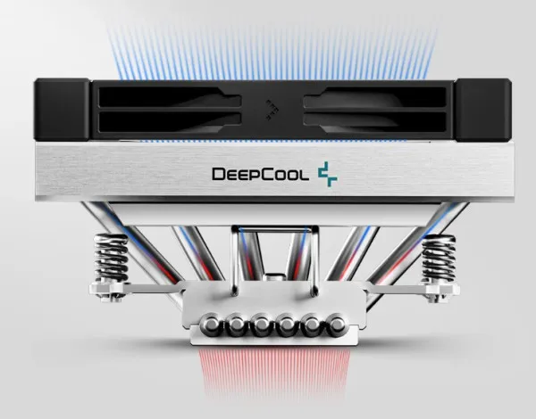 DeepCool AN600 UNI CPU kuler 180W 120mm 500-1850rpm 61CFM LGA1851/1700/1200/1151/1150/1155, AM5/AM4