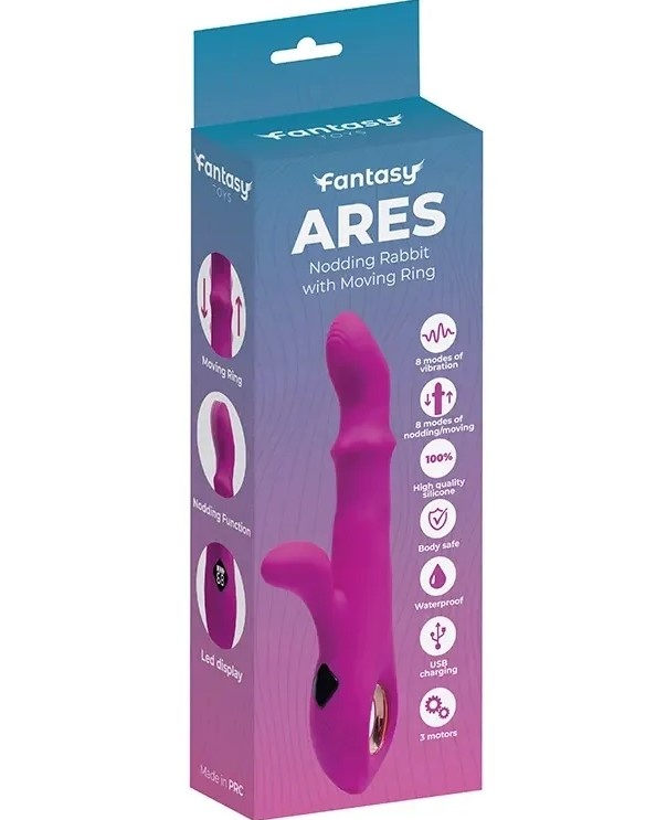 Vibrator sa pomeranjem | Ares Nodding Rabbit