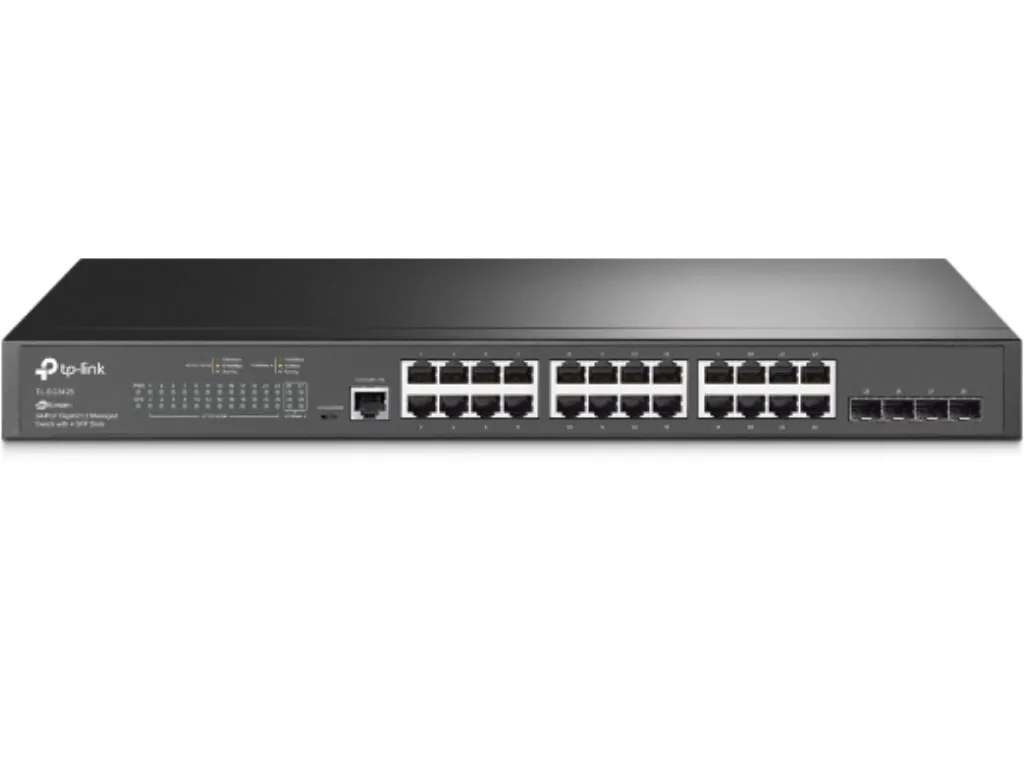 Switch TP-LINK TL-SG3428 Gigabit/24xRJ45/1Gbps/Smart L2+/4x SFP/Rackmount metalno kuciste
