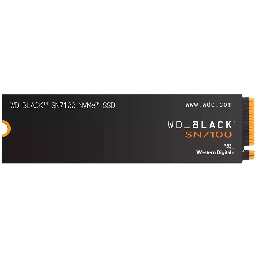 SSD POWERED BY SANDISK WD Black SN7100 1TB M.2 2280 PCIe Gen4 x4 NVMe, Read/Write: 7250/6900 MBps, IOPS 1000K/1400K, TBW: 600