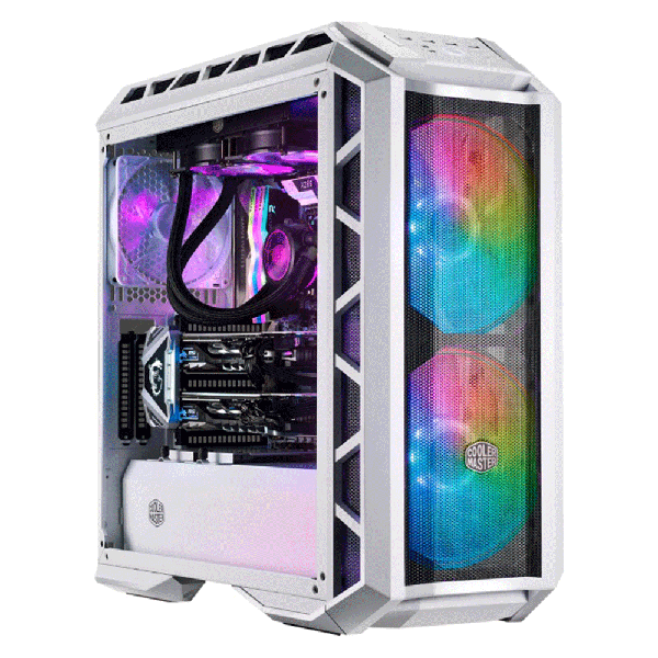 COOLER MASTER MasterCase H500P Mesh ARGB Gaming modularno kućište (MCM-H500P-WGNN-S01) belo