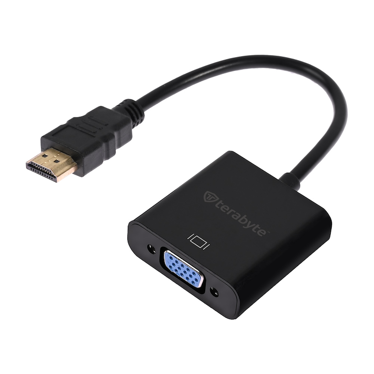 Adapter HDMI M na VGA Z Terabyte crni