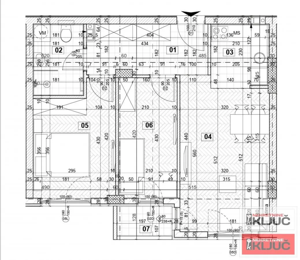DETELINARA, 55m2, Dvoiposoban sa pdv
