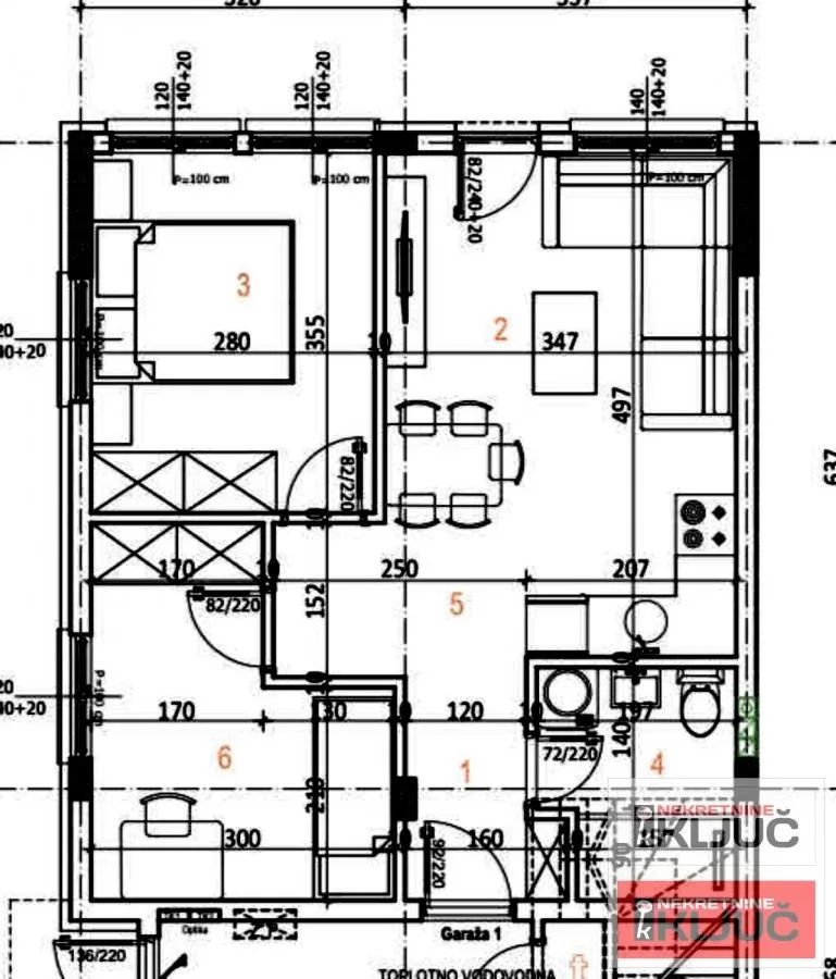 ADICE, 45m2, Dvoiposoban, Izgradnja
