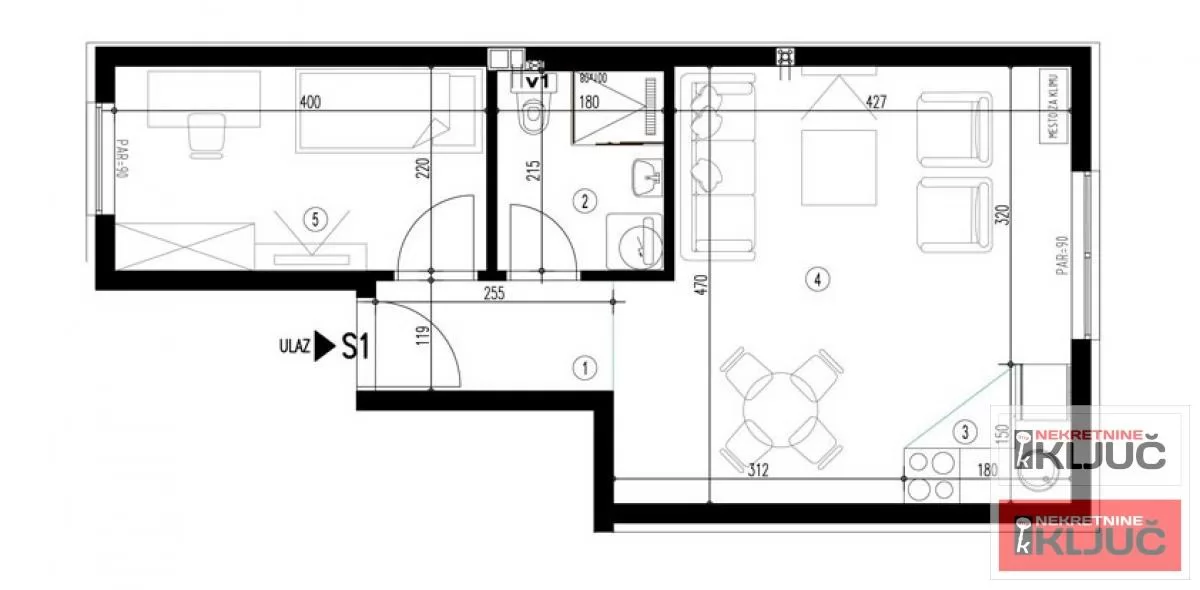 ADICE, 36m2, Jednoiposoban sa pdv