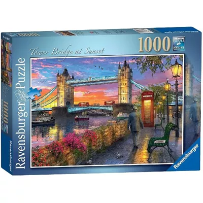 Ravensburger Ravensburger puzzle- Tower Bridge na zalasku sunca 1000 kom (RA12000041)