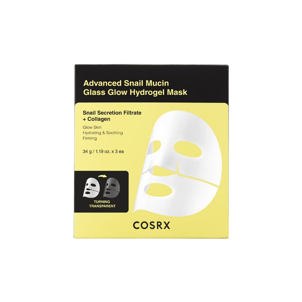 Advanced Snail Mucin Glass Glow Hydrogel Mask