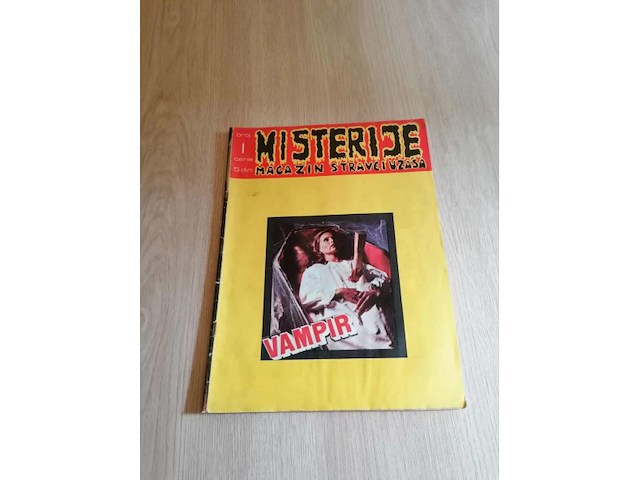 Misterije horror magazin prvi broj (retko)