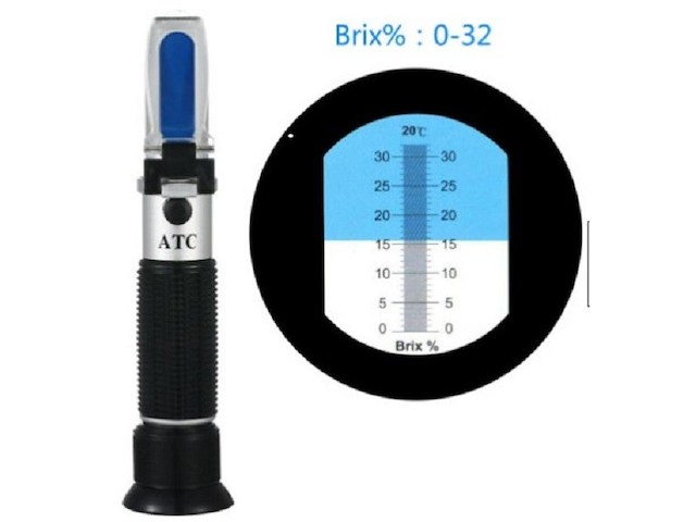 Refraktometar za merenje brixa 0 do 32%