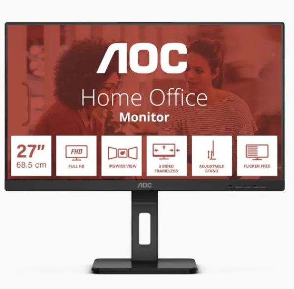 Monitor 27" AOC 27E3QAF IPS 1920x1080/75Hz/4ms/HDMI/DP/VGA