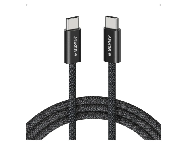 Anker Zolo kabl za punjač pleteni USB C (muški) na USB C (muški) 1.8m 240W crni