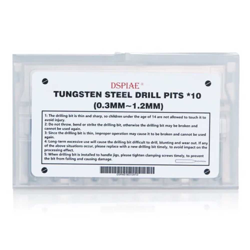 Tungsten Steel Drill Bit Set, 0.3-1.2 - DB-03