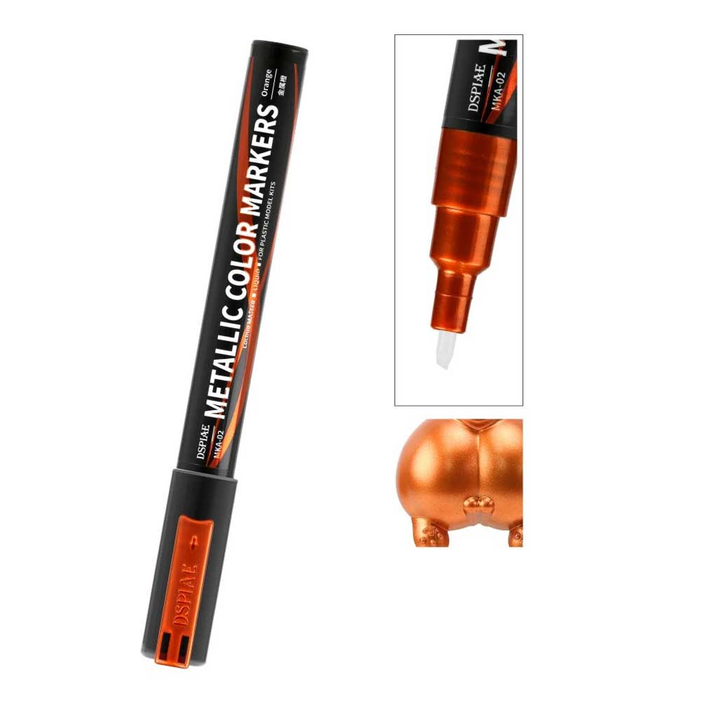 Super Metallic Paint Marker Metallic Orange - MKA-02