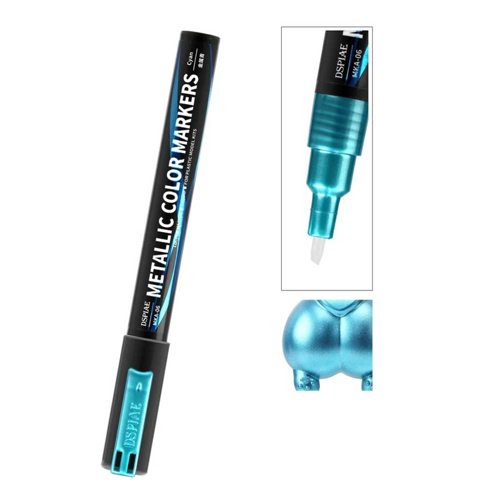Super Metallic Paint Marker Metallic Cyan - MKA-06