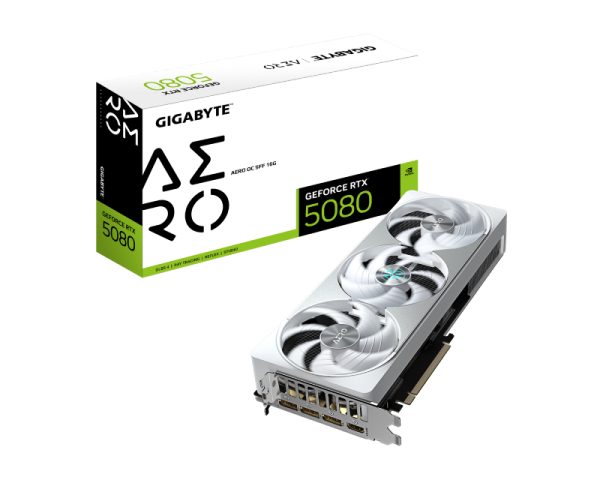GIGABYTE nVidia GeForce RTX 5080 AERO OC 16GB GV-N5080AERO OC-16GD rev. 1.0 grafička karta