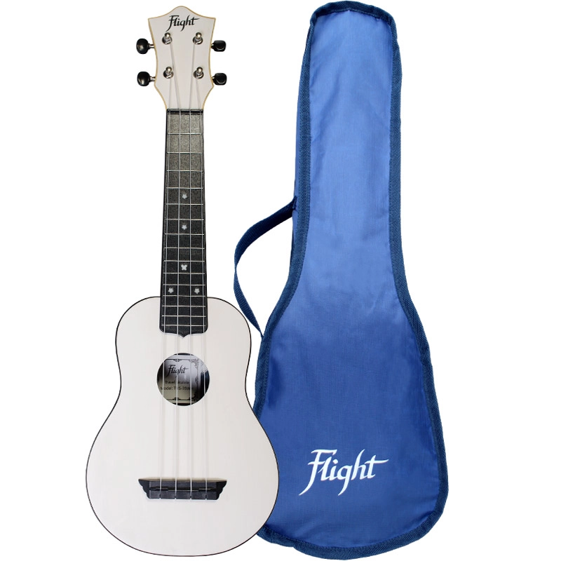 Flight TUS-35 WH travel ukulele soprano