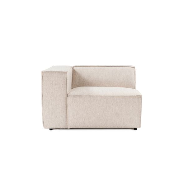 ATELIER DEL SOFA Ugaona fotelja Lora L1, svetlo braon