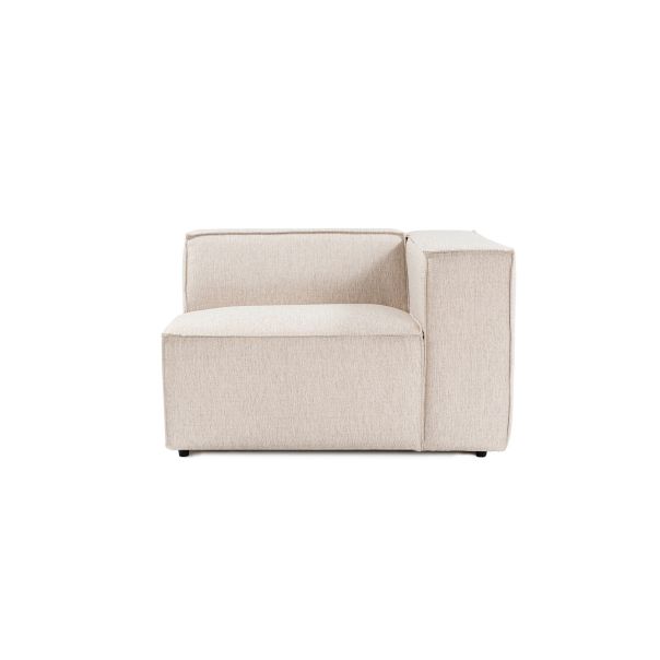 ATELIER DEL SOFA Ugaona fotelja Lora 1R, svetlo braon