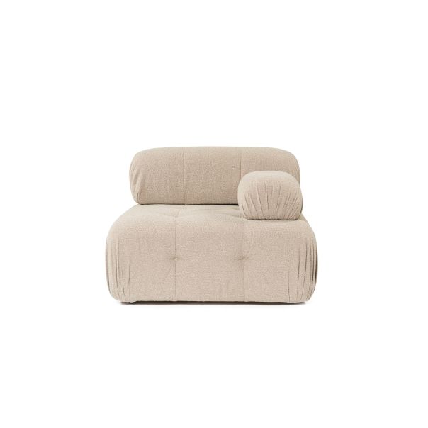 ATELIER DEL SOFA Ugaona fotelja Doblo R1, breskva