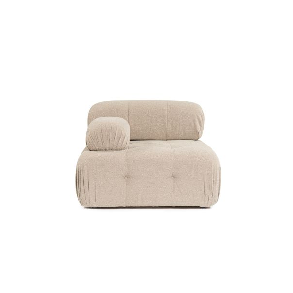 ATELIER DEL SOFA Ugaona fotelja Doblo L1, breskva