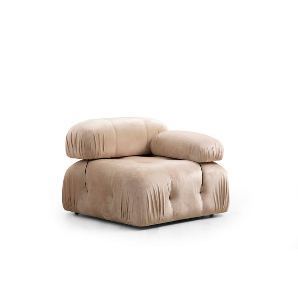 ATELIER DEL SOFA Ugaona fotelja Bubble 1R, krem