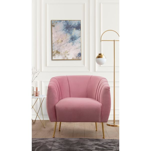 ATELIER DEL SOFA Fotelja Istiridye, roze