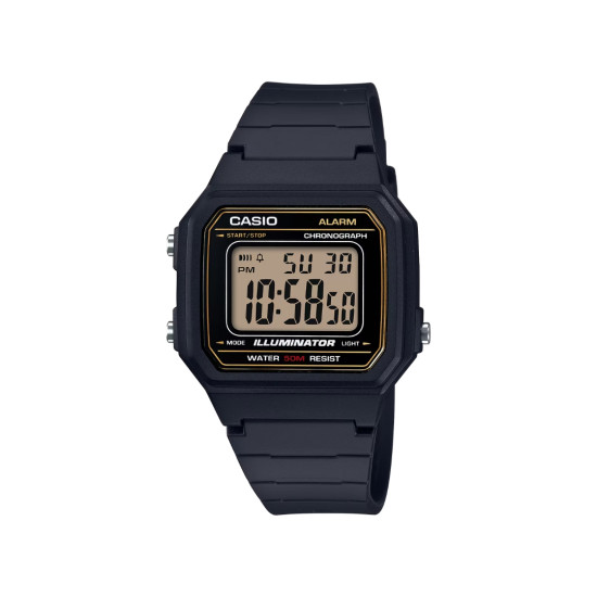 Casio Vintage W-217H-9A unisex Digital Retro XL Black