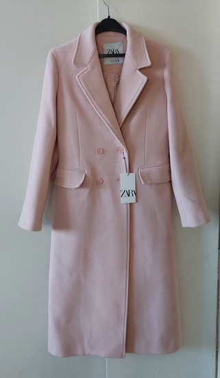 Zara baby pink kaput 75% vune M