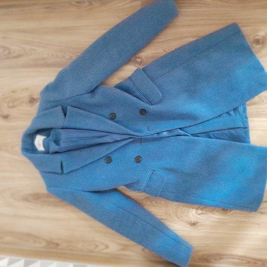 Stradivarius kaput plavi