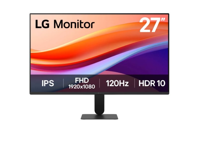 Monitor LG 27U41YA-B 27"/IPS/1920x1080/120Hz/5ms GtG/VGA, HDMI/Adaptive sync/VESA/crna