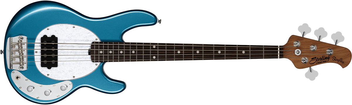 Sterling StingRay RAY4 Short Scale Toluca Lake Blue - Bas gitara