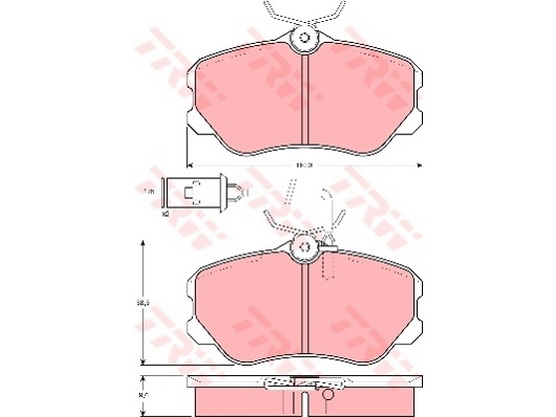 Disk pločice prednje *13304035*