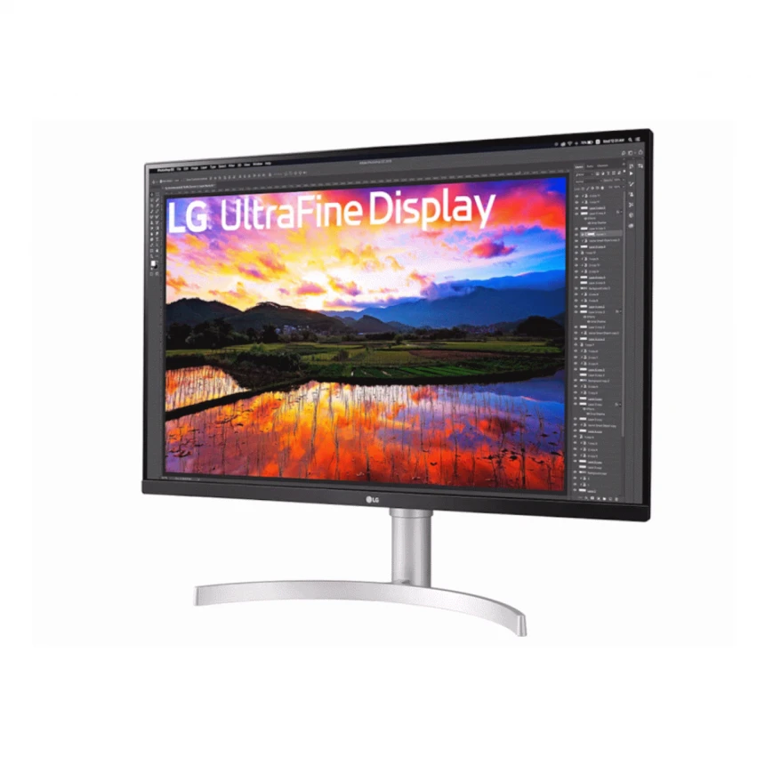 Monitor LG 32UN650K-W 31.5"/IPS/3840x2160/60Hz/5ms GtG/HDMIx2,DP/VESA/visina/zvucnici/srebrna