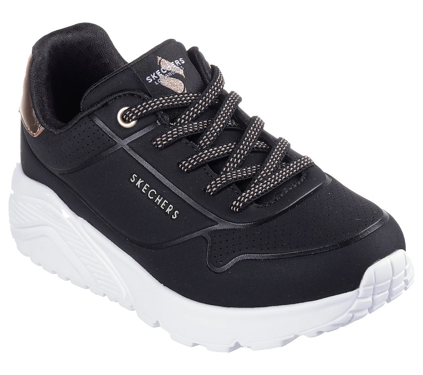 Skechers Patike za devojčice Uno Lite-Metallic Mode, 310384L-BLK, Crne