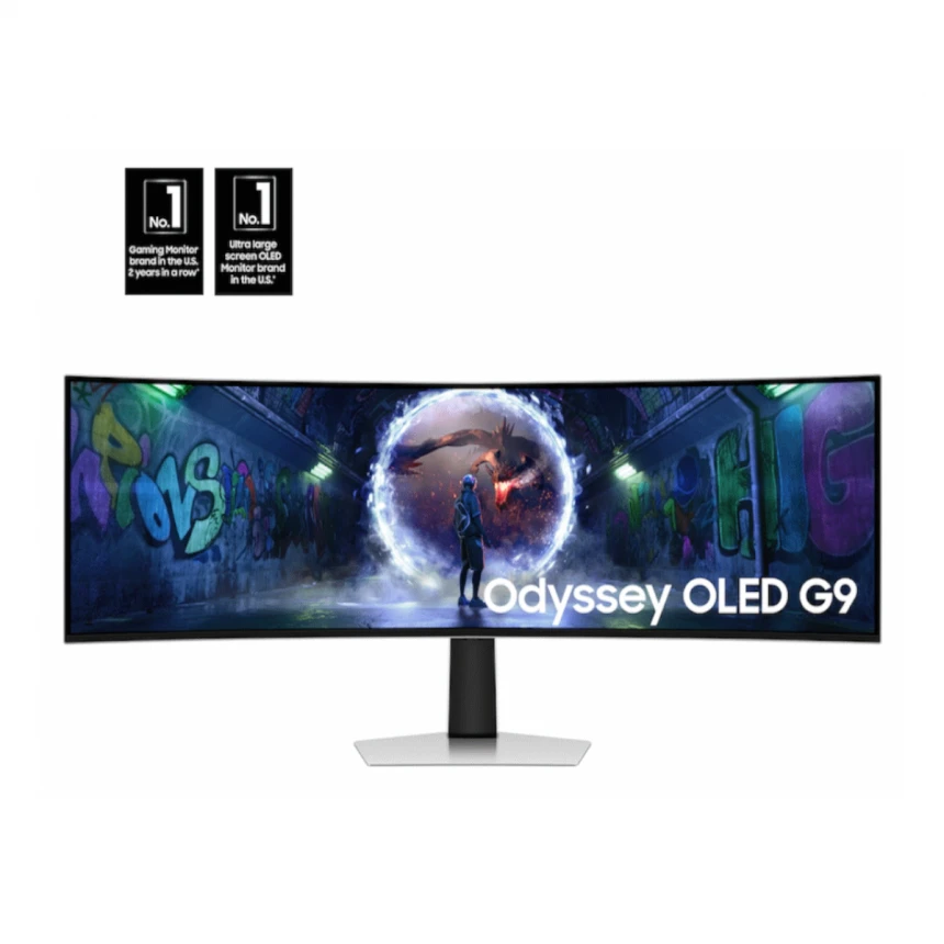 Monitor SAMSUNG LS49DG934SUXEN 49"/OLED,zakrivljen,32:9/5120x1440/240Hz/0.03ms GtG/HDMIx2,DP