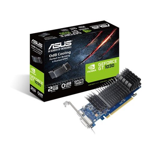 ASUS GeForce® GT 1030 Low Profile Silent 2GB DDR5 – GT1030‑SL‑2G‑BRK