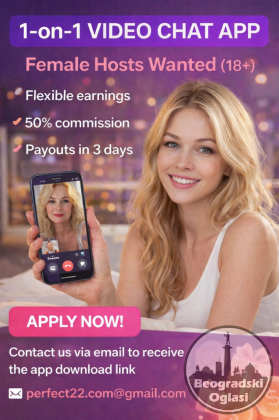 1-on-1 Video Chat App – Female Hosts Wanted (18+)
