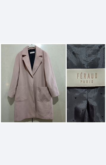 FERAUD PARIS oversized kaput od vune    S