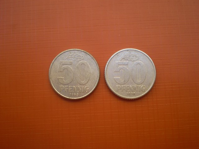 50 pfennig DDR - lot